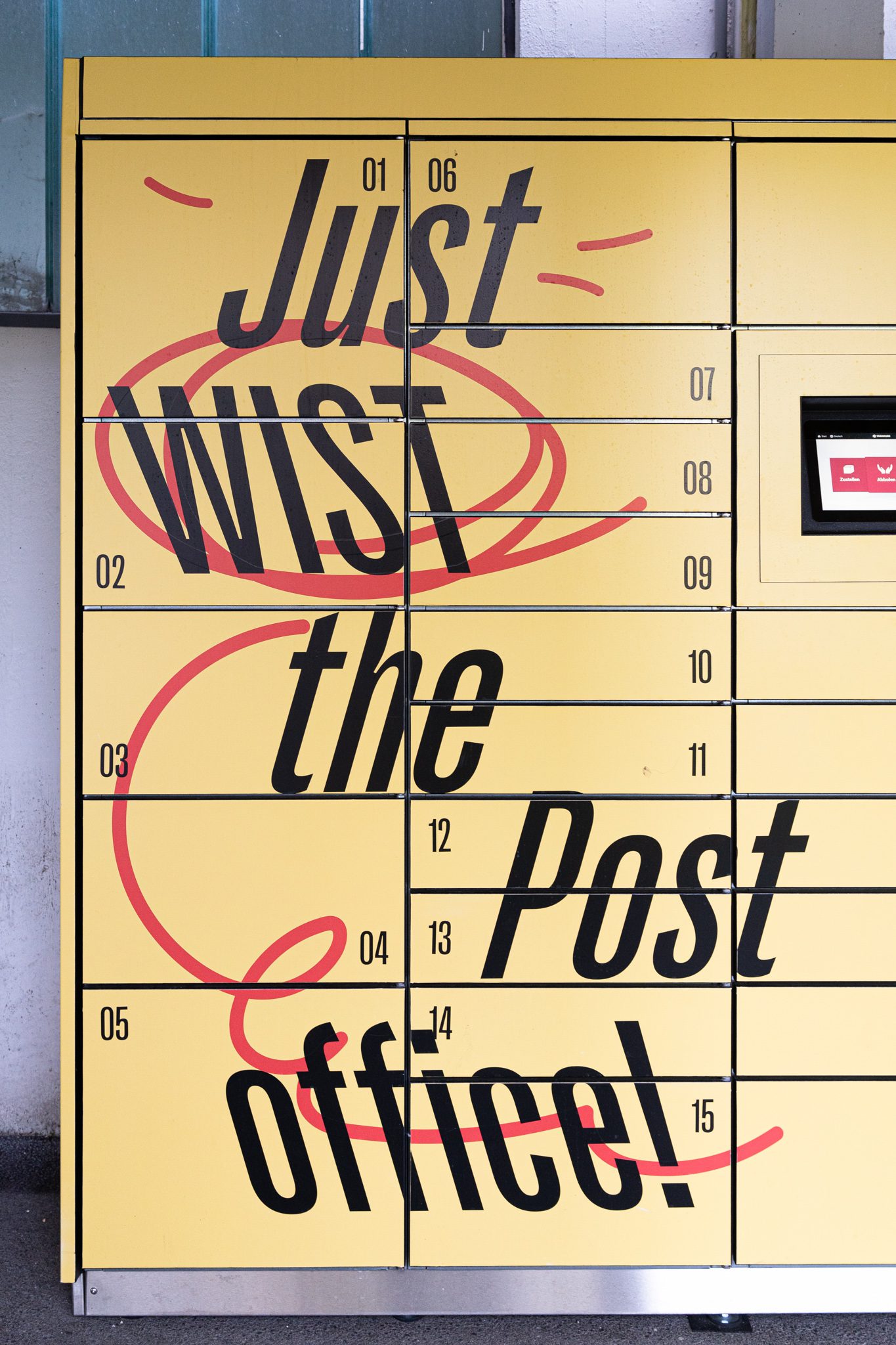 Smart parcel reception in Haus Barbara at WIST Linz