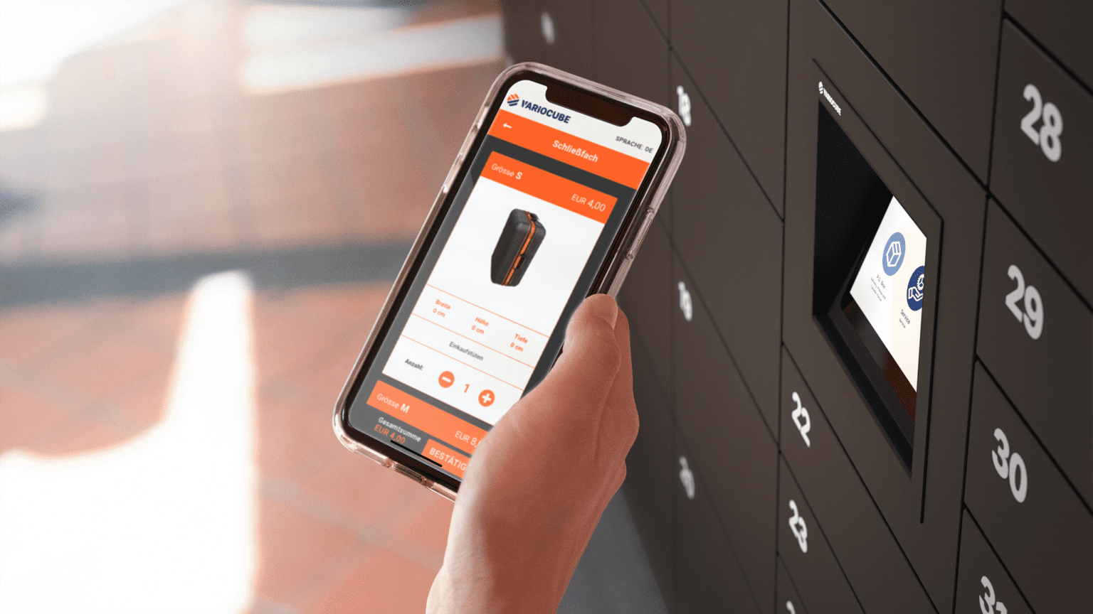 Rental lockers for hotel and tourism businesses