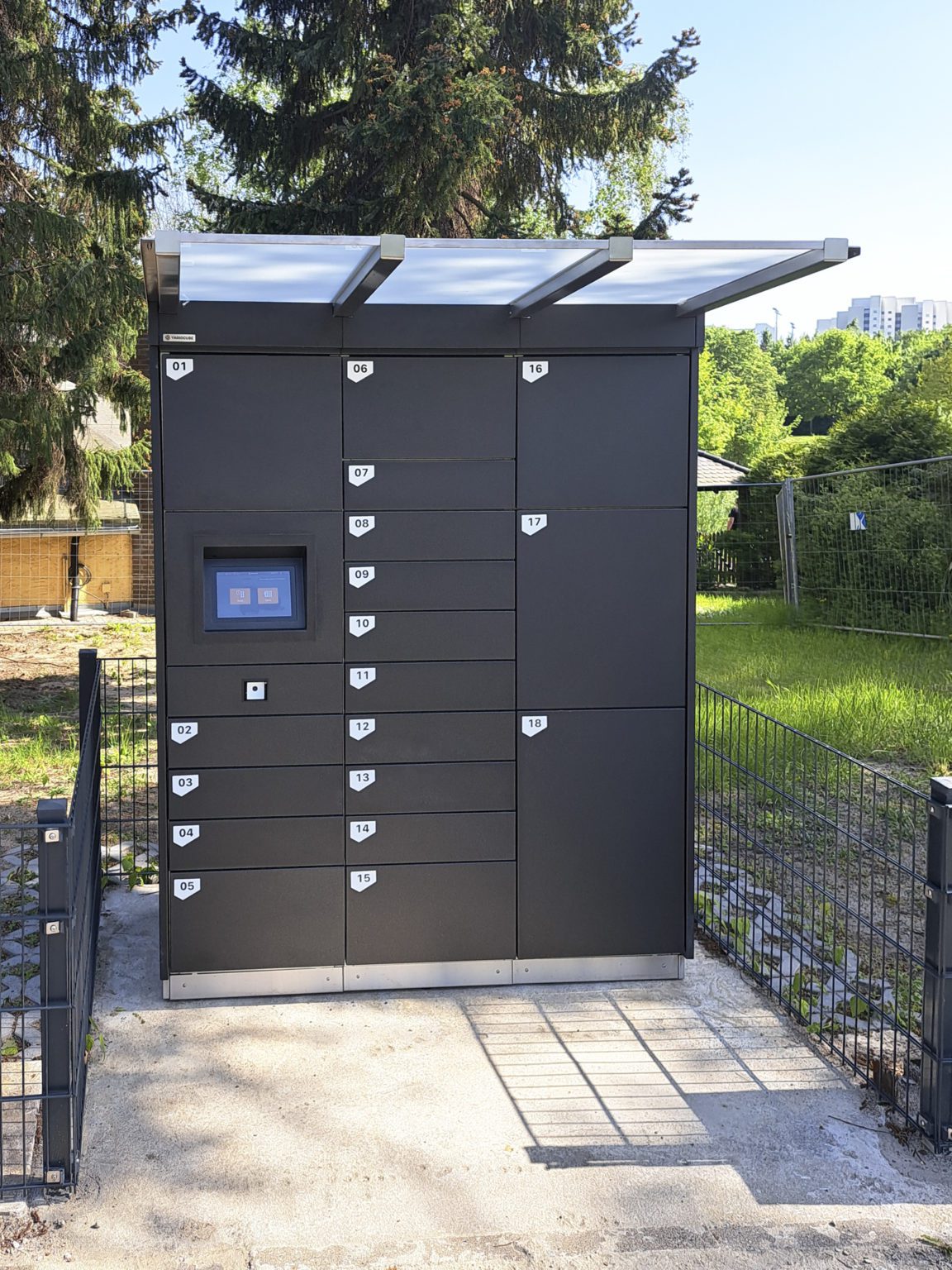 Lockers for homeless people in Berlin-Reinickendorf